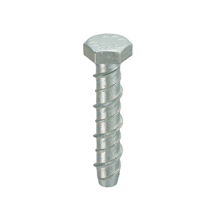Masonry Ground Anchor Screw / Bolt Thunderbolt Galv Hex Head Multi Fix ...